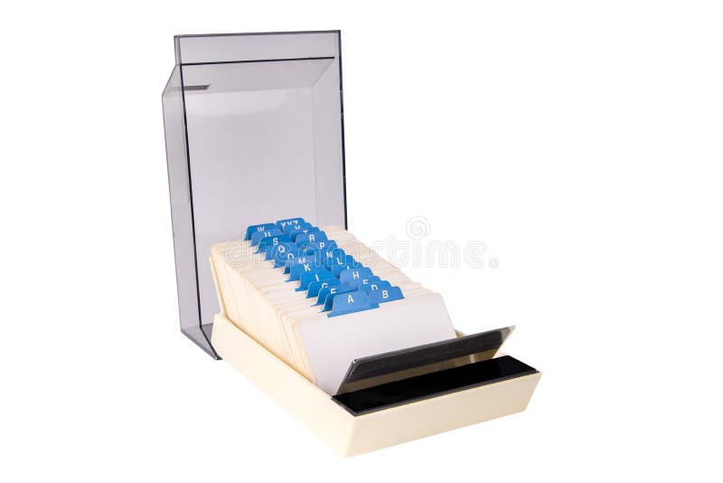 Rolodex, Isolated stock image. Image of customer, information - 260843197