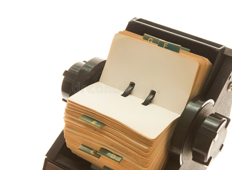 Rolodex stock image. Image of blank, open, organized - 40695979
