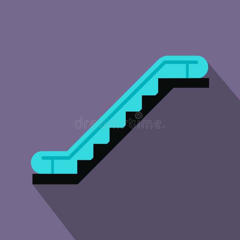 Roltrap vlak pictogram vector illustratie. Illustration of vlak - 79643708