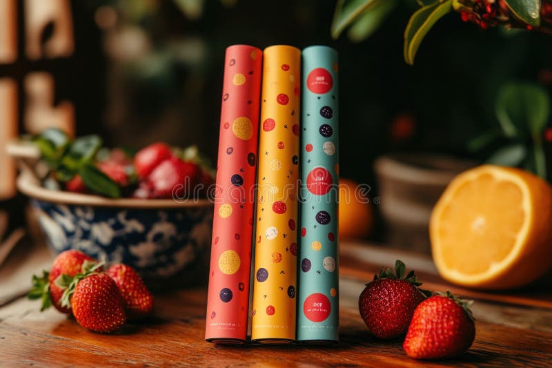 Rolup: a Visual Showcasing a Unique Packaging Design for a Rolled ...