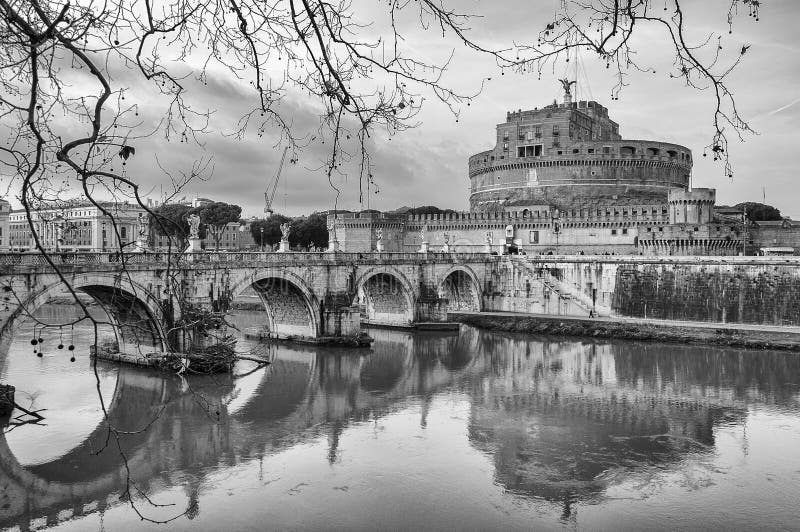 Castel Sant Angelo O Mausoleo Di Adriano Con Ponte Sant Angelo Ponte a ...