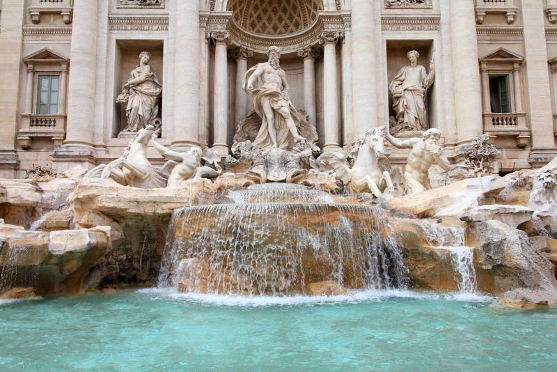 Roma - fonte do Trevi imagem de stock. Imagem de arte - 22776719