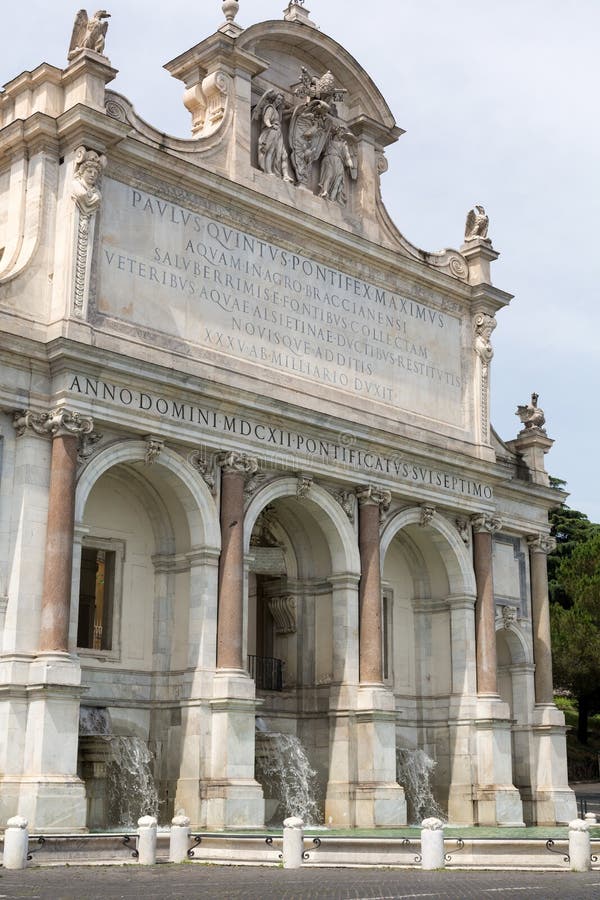 Roma - Janiculum fotografia stock. Immagine di monumento - 72739326