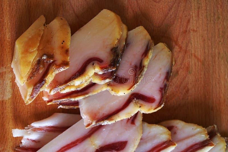 Roma - 23 09 2023: Pork Cheek Stock Image - Image of cured, gastronomy ...