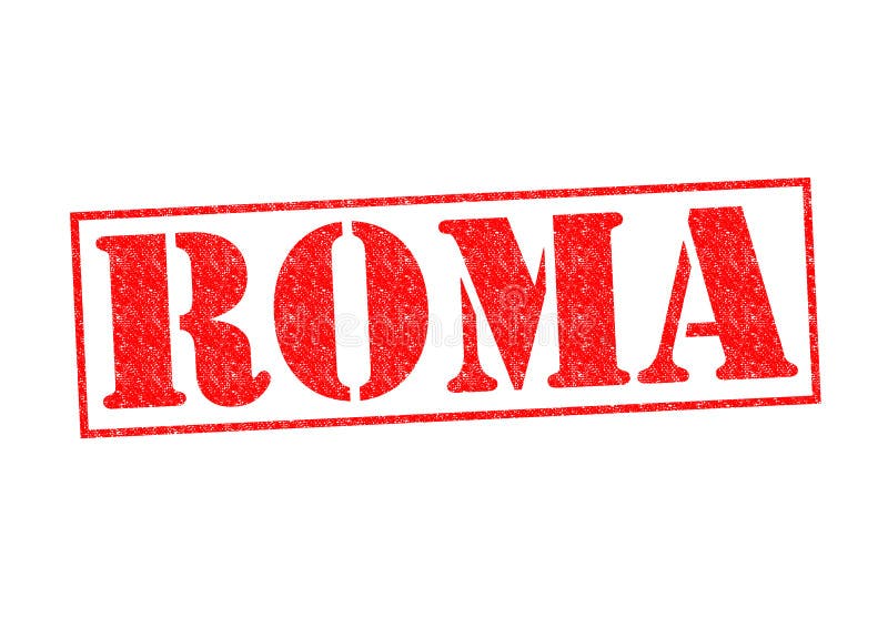 Roma Stamp Or Postmark Style Grunge Stock Vector - Illustration of ...