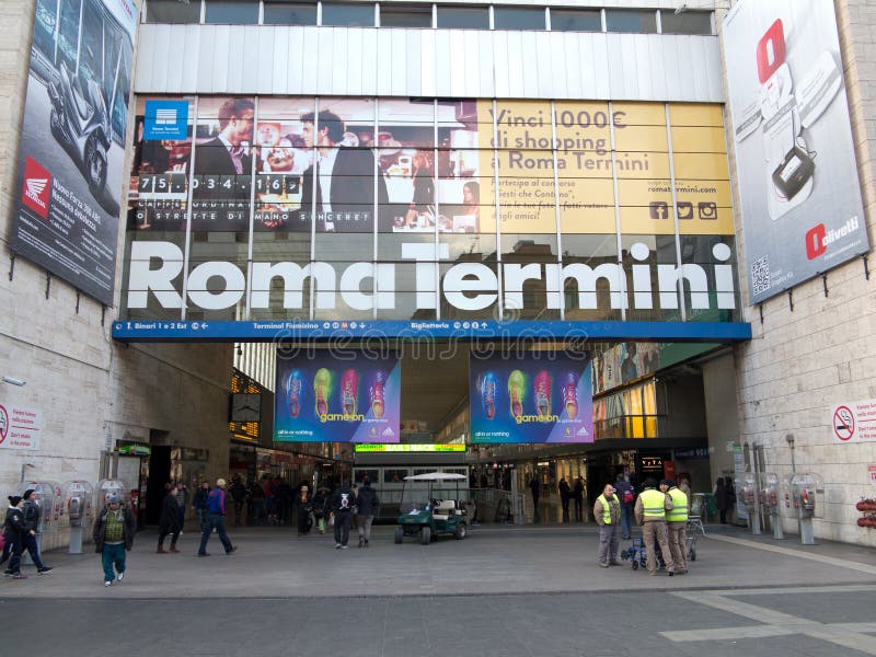 Roma Termini editorial image. Image of entrance, platform - 36339880