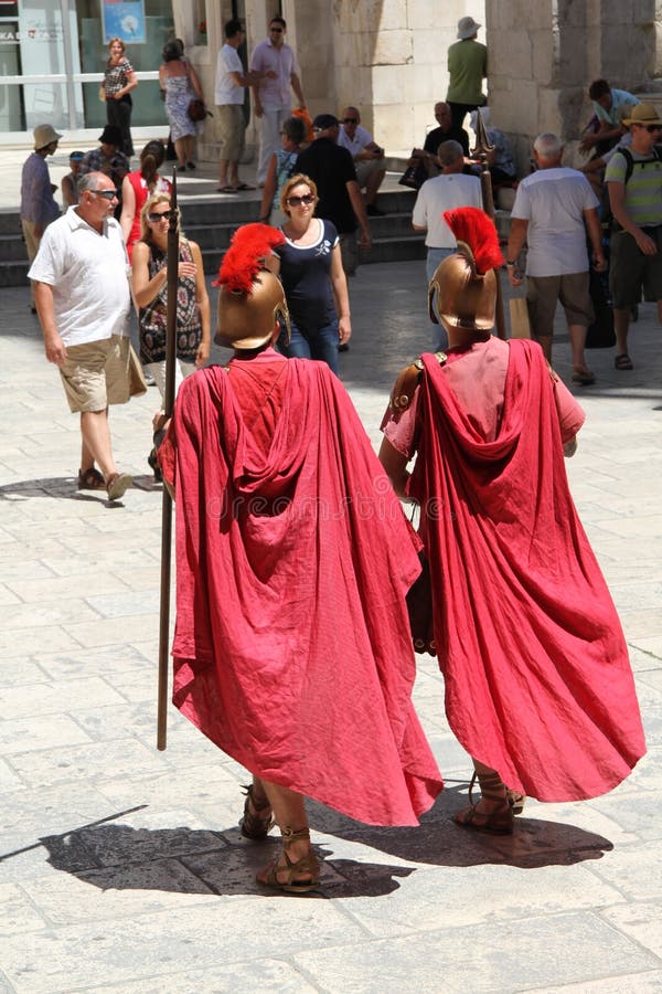 Roman Actors at Diocletians Palace Editorial Photography - Image of ...