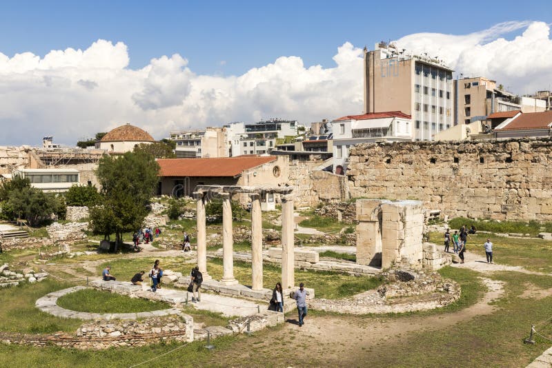 The Roman Agora is Located To the North of the Acropolis and To the ...