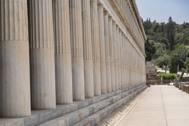 The Roman Agora is Located To the North of the Acropolis and To the ...