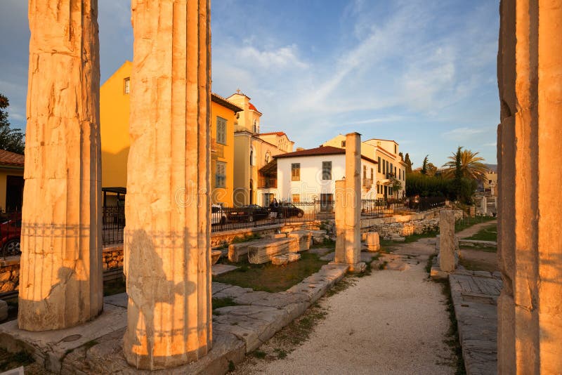 Roman Agora, Athens. editorial photo. Image of travel - 60618576