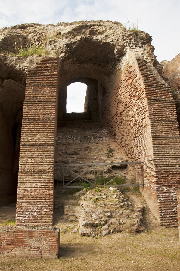 Roman amphitheatre stock image. Image of ruin, europe - 24158443