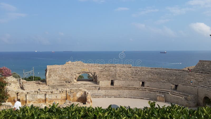 Roman amphitheatre stock photo. Image of amphitheatre - 42823778