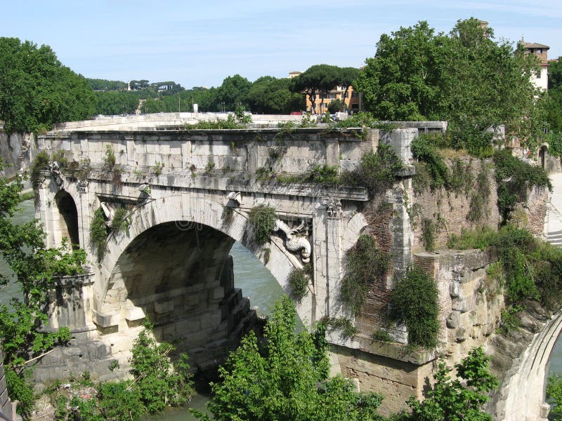 Roman antiquity stock image. Image of river, rome, italy - 80795501