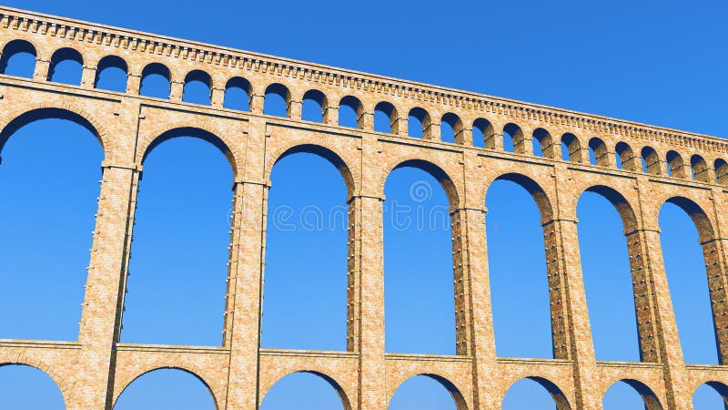 Roman Aqueducts Drawing