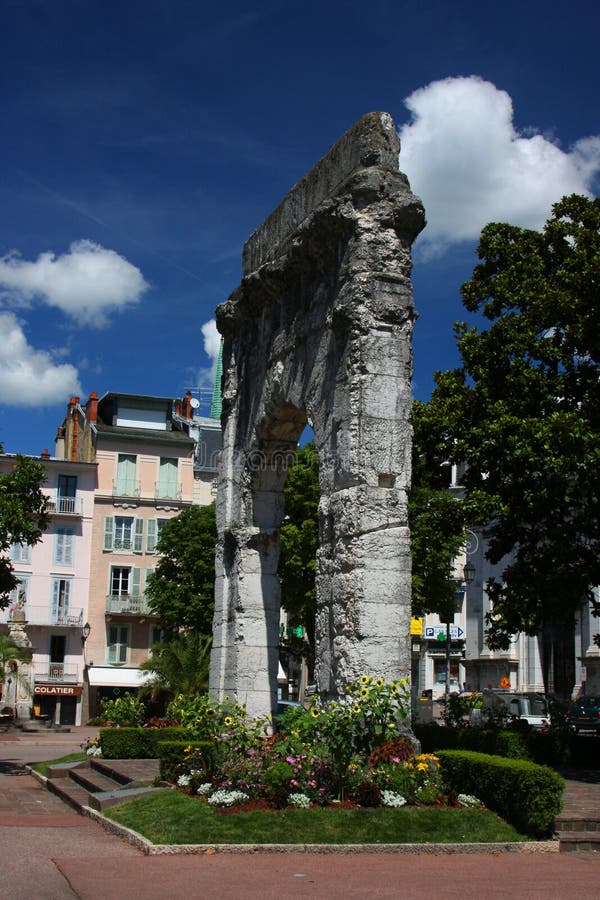 Roman Arc stock image. Image of city, savoie, monument - 26155613