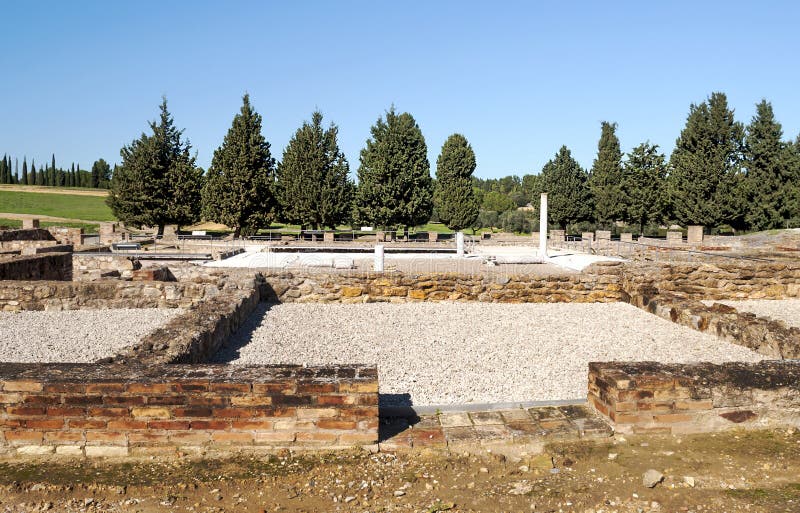 Roman Archaeological Remains Stock Photo - Image of remains ...