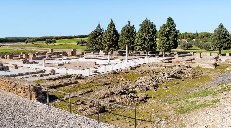Roman Archaeological Remains Stock Photo - Image of exploration ...