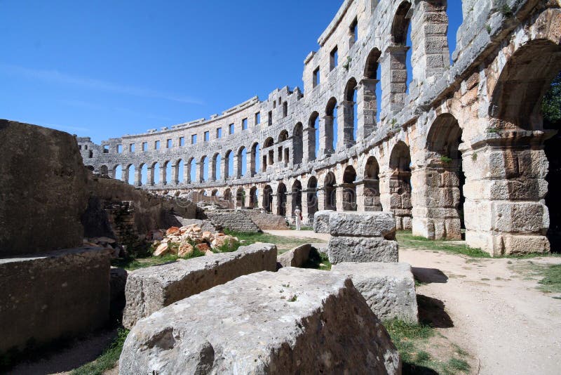 Roman Arena 11 stock photo. Image of europe, exploration - 1348948