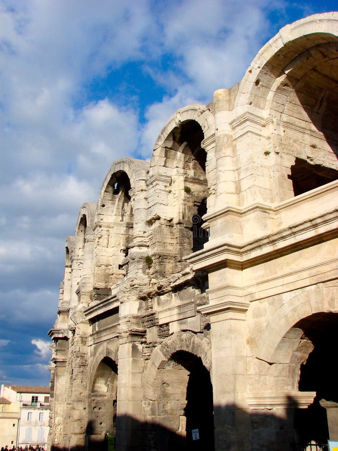 Arles - Arena stock image. Image of architecture, architectural - 15224665