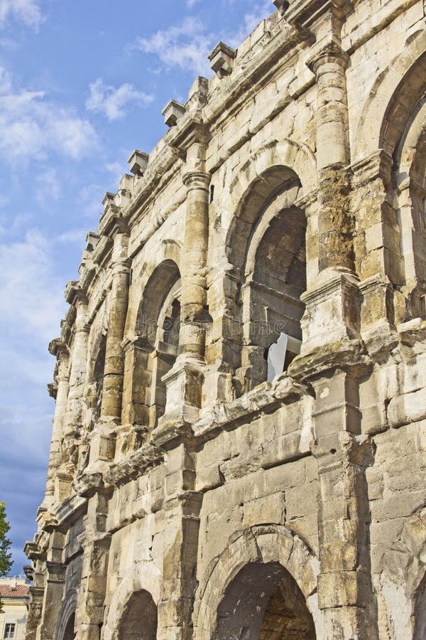 Roman Arena in City of Nimes Stock Photo - Image of roman, city: 21774920
