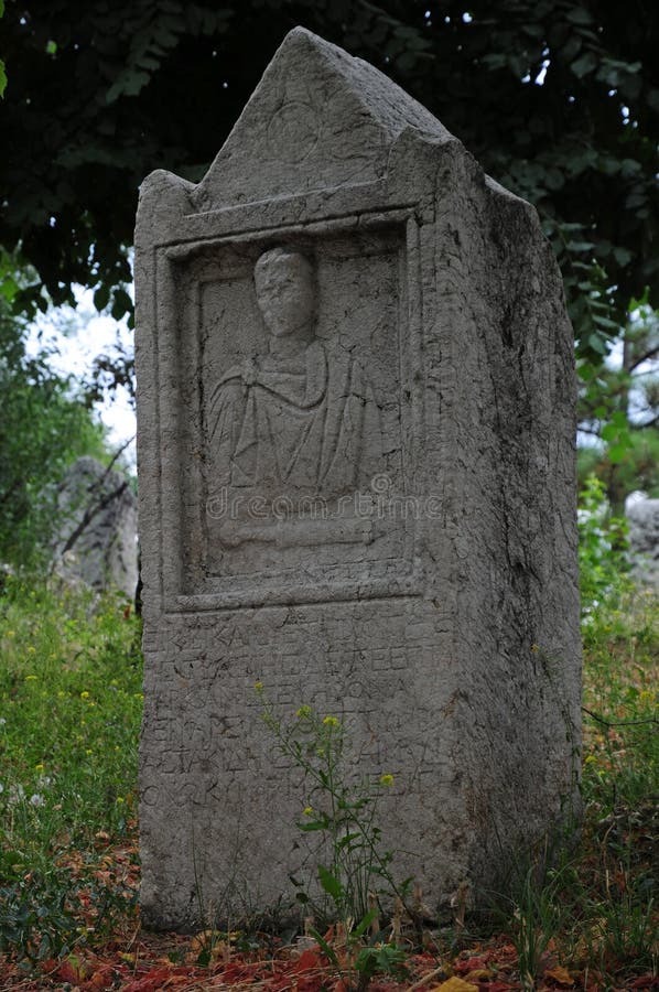 Roman Bath - Ankara Turkey editorial stock image. Image of carving ...