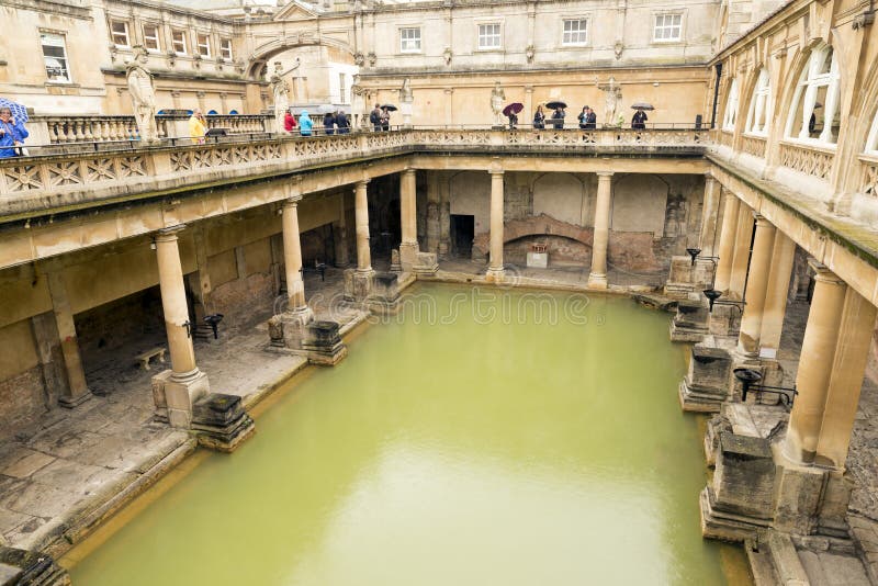 Roman Bath in England editorial image. Image of built - 41855350