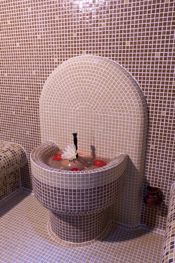 Roman bathroom stock image. Image of light, ceramic, relaxation - 28608729