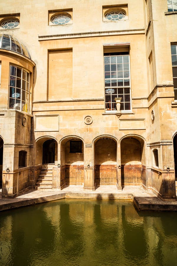 Roman Baths in Bath, England Stock Image - Image of heritage ...
