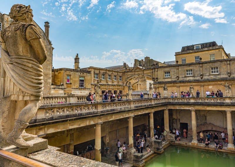 The Ancient Roman Baths editorial stock image. Image of roman - 255562944