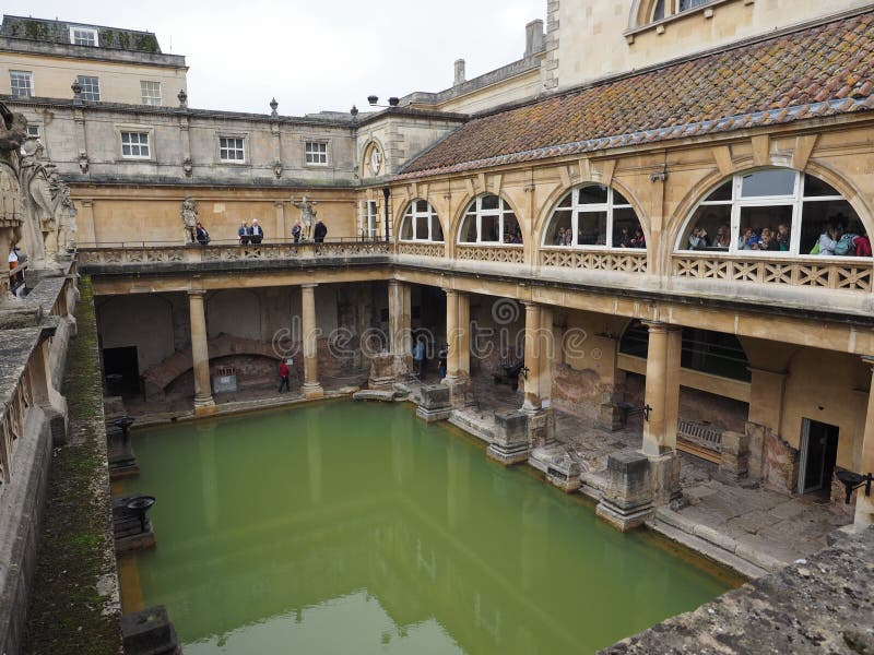 Roman Baths in Bath editorial stock photo. Image of english - 78955898
