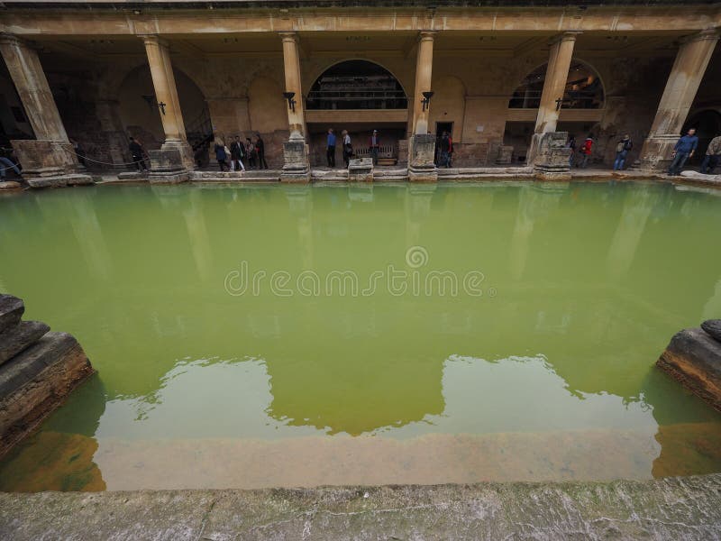 Roman Baths in Bath editorial stock image. Image of pool - 79014274
