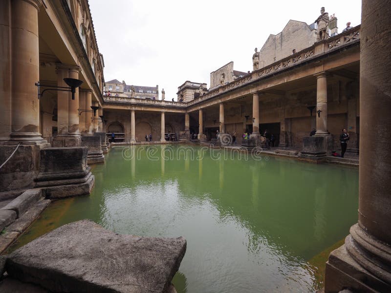 Roman Baths in Bath editorial photo. Image of baths, retro - 79016576