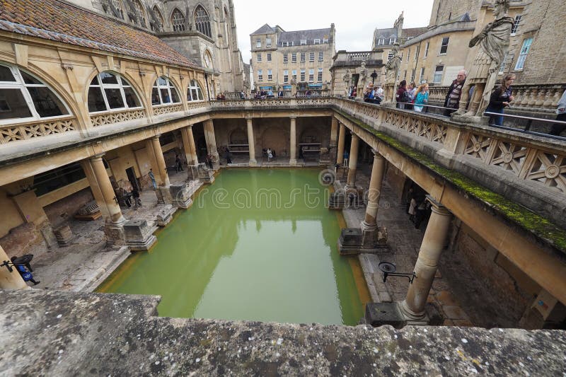 Roman Baths in Bath editorial photo. Image of ruins, england - 79017551
