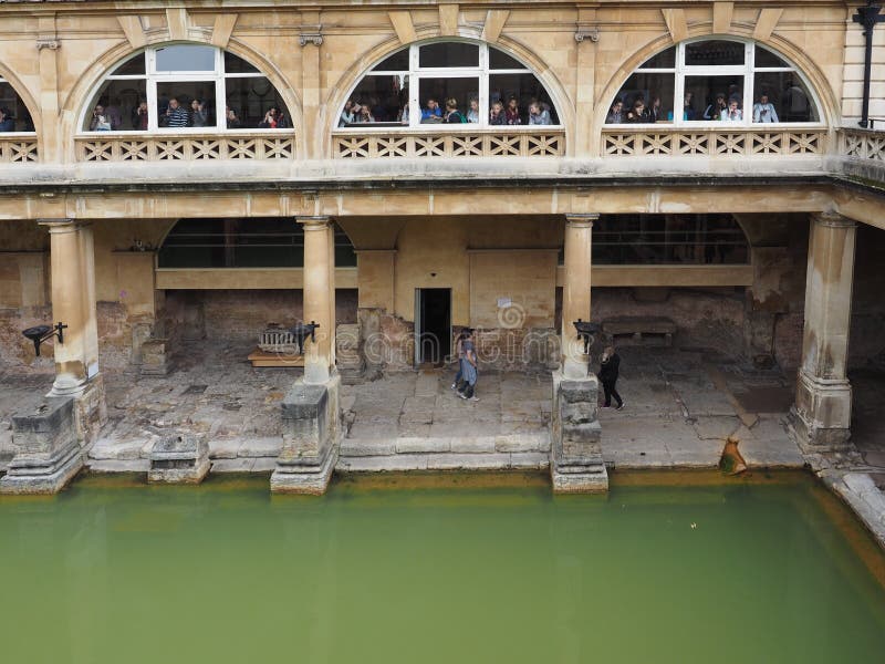 Roman Baths in Bath editorial stock image. Image of pool - 79077009