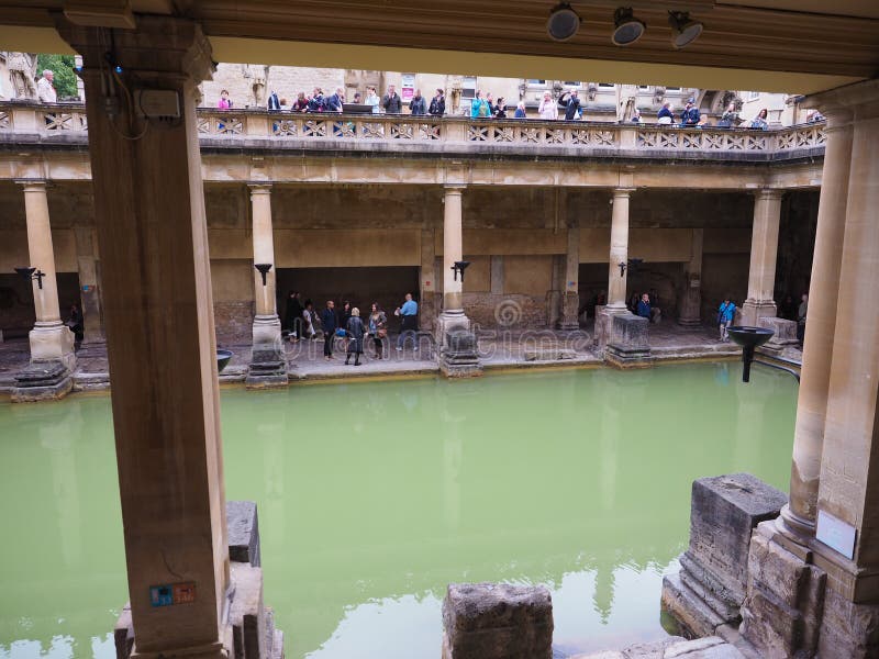 Roman Baths in Bath editorial image. Image of archaeology - 79077760