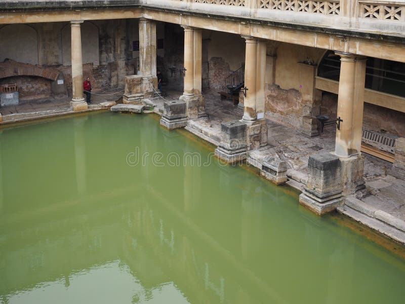 Roman Baths in Bath editorial stock image. Image of europe - 85670554