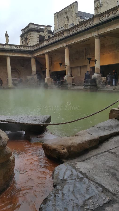 Roman baths interior pool editorial stock photo. Image of treatment ...