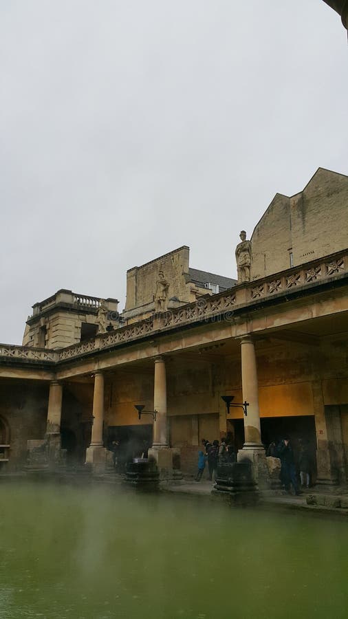 Roman baths interior pool stock image. Image of pool - 83674103