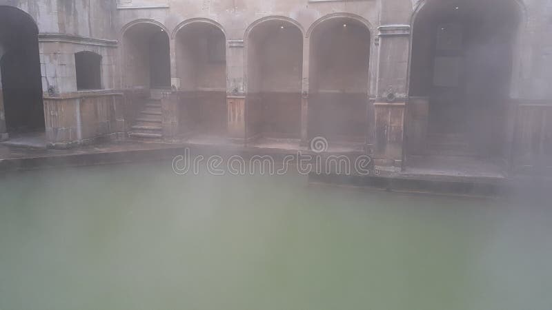 Roman baths interior pool stock photo. Image of view - 83674668