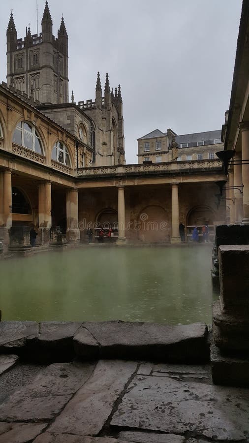 Roman baths interior pool editorial photography. Image of baths - 83675572
