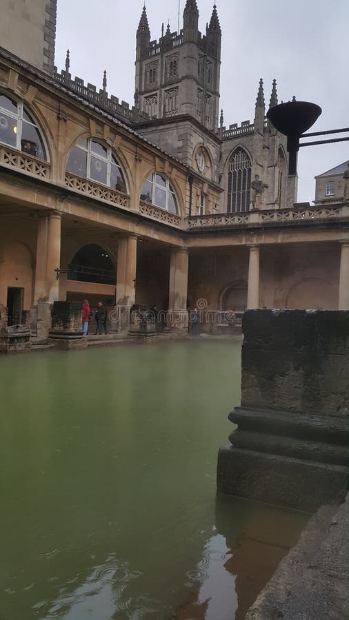 Roman baths interior pool editorial stock image. Image of bathuk - 83675239