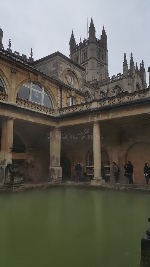 Roman baths interior pool editorial photo. Image of aging - 83675266