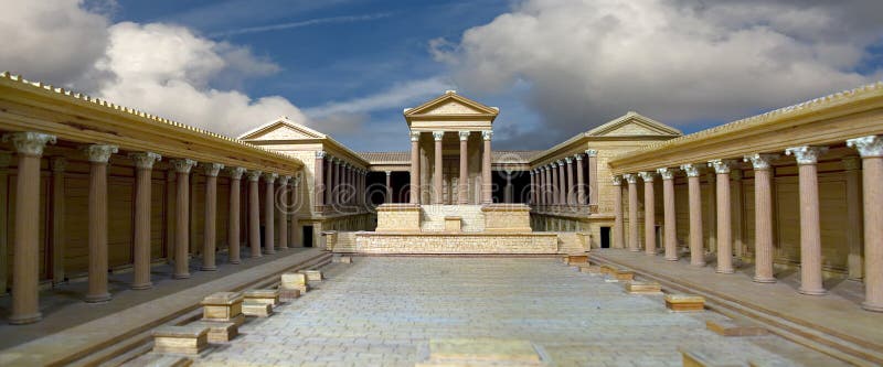 Roman building stock photo. Image of culture, century - 5453256