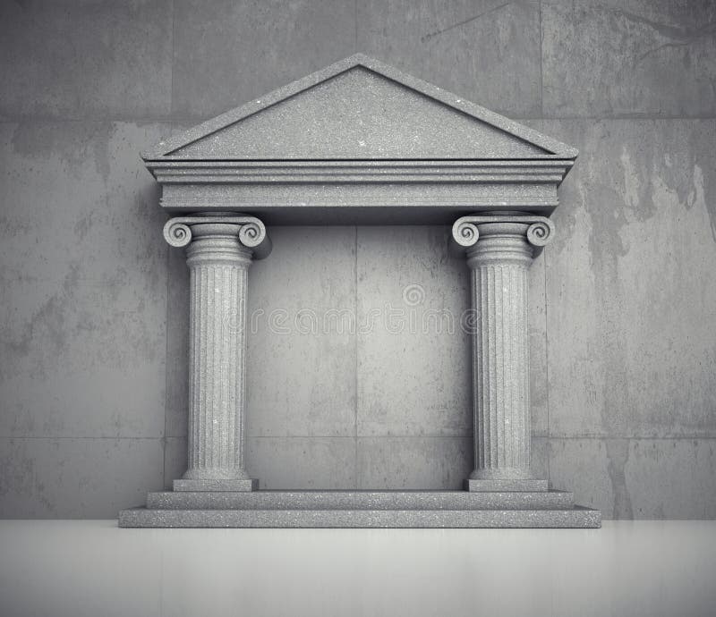 Roman building stock illustration. Illustration of architecture - 324729502