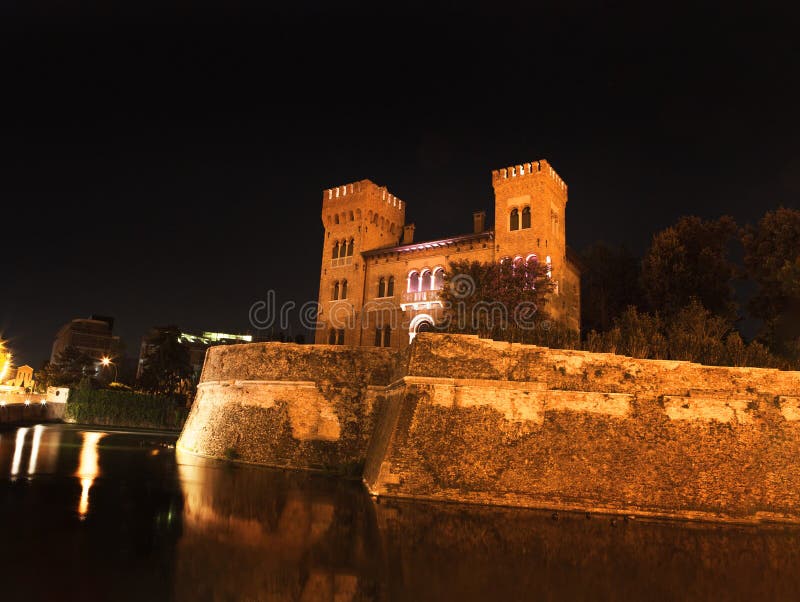 Treviso by night stock photo. Image of great, public - 68559178