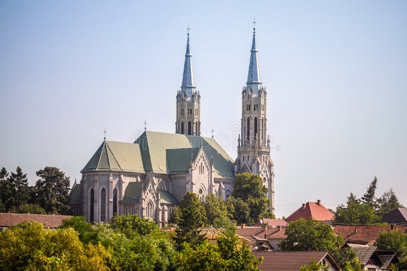 The Roman-Catholic Church in Vinga Stock Photo - Image of tourism ...