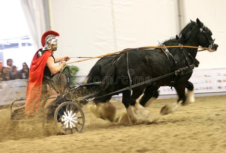 Roman Chariot Racing stock image. Image of cavalli, shire - 1560229