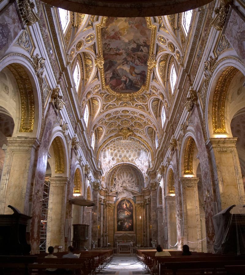 Roman Church stock image. Image of church, painting, roman - 373335