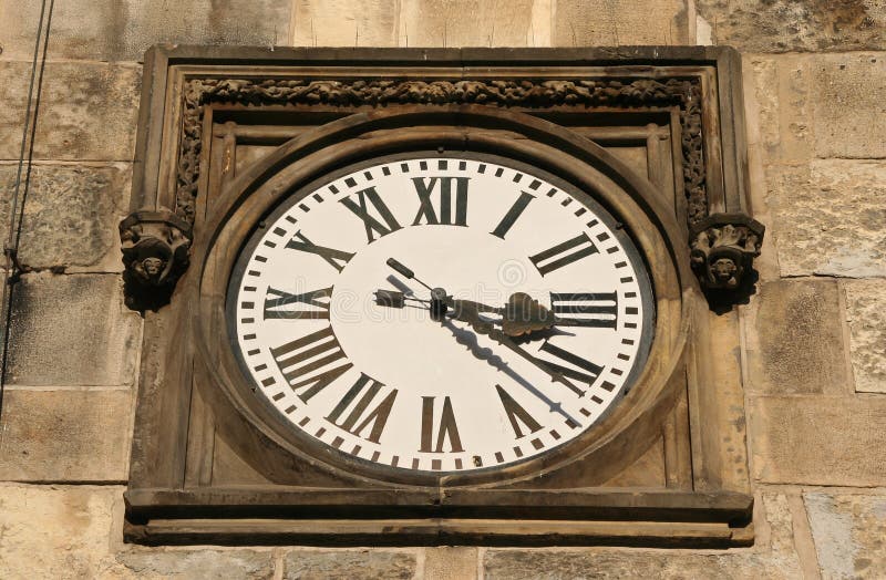 Roman Clock stock photo. Image of republic, prague, numerals - 8398086