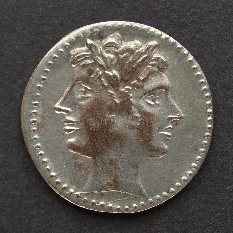 Roman coin editorial image. Image of white, background - 9643205